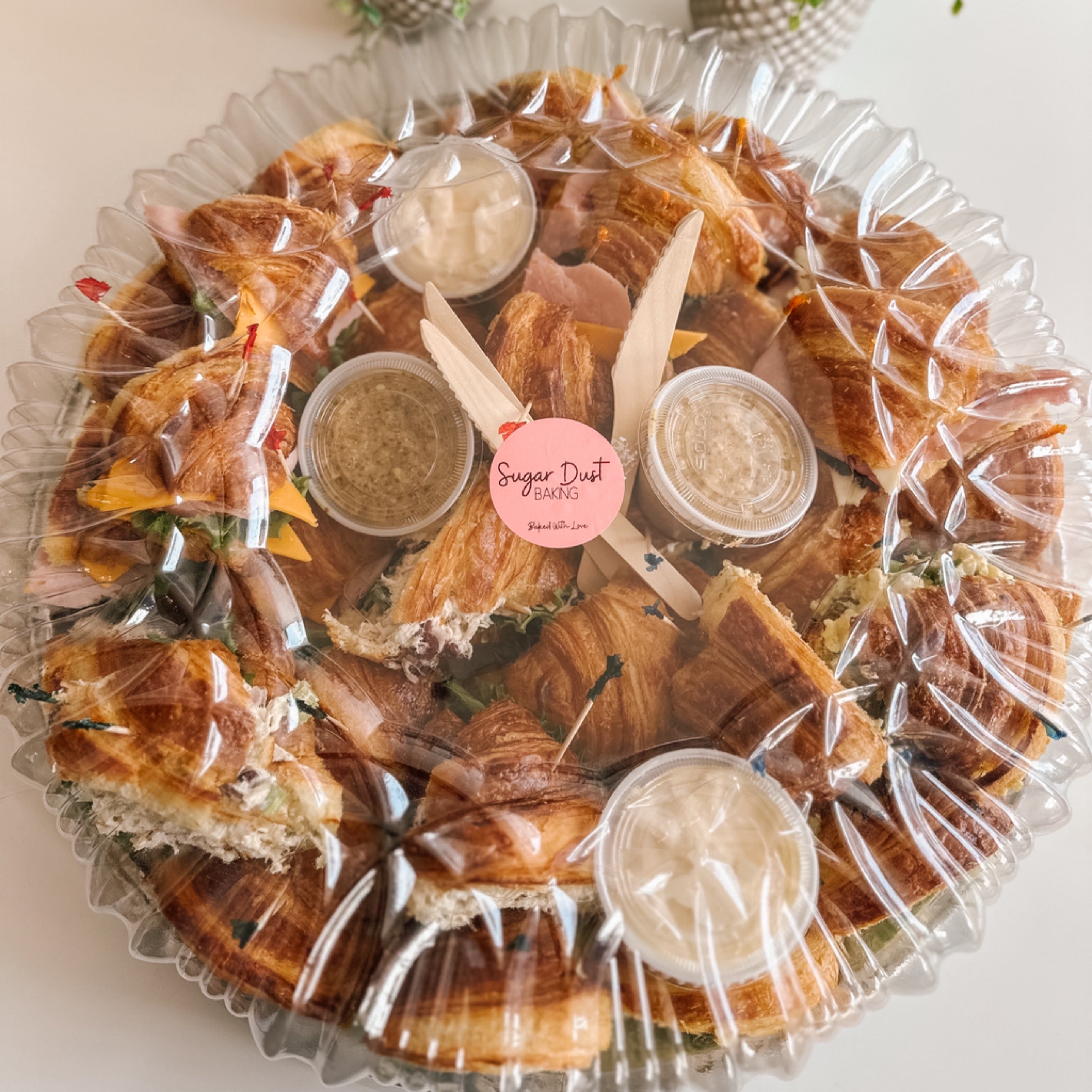 Croissant Platters | Sugar Dust Baking